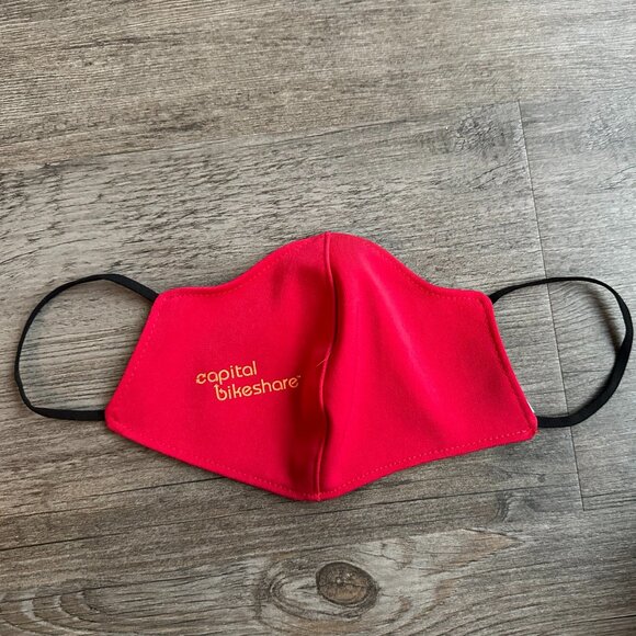 Accessories | New Washington Dc Capital Bikeshare Red Cloth Face Mask ...